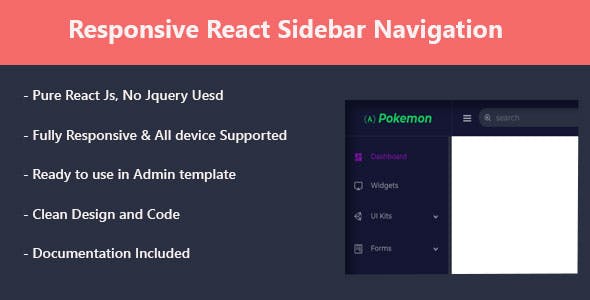 Responsive React Sidebar Navigation Download Jquery Script