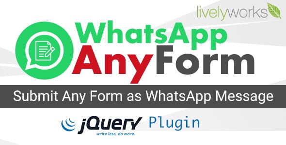 WhatsApp AnyForm - Submit Form as WhatsApp Message | WhatsApp Contact ... WhatsApp AnyForm - Submit Form as WhatsApp Message | WhatsApp Contact ...